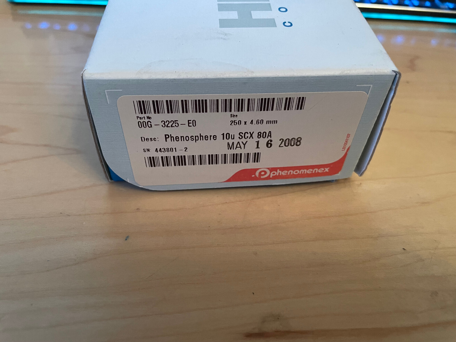 New HPLC Phenomenex Phenosphere SCX LC Column 250 x 4.6 mm 00G-3225-E0 ...