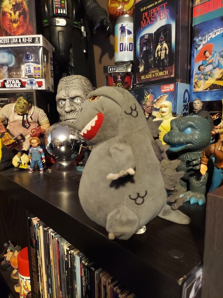 GODZILLA plush 8" Kaiju Gojira Kidrobot Phunny Gray Monster Doll Toy | eBay