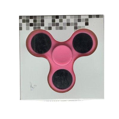 Pink Hand Tri Fidget Spinner Focus, Sensory, Anti-Anxiety Toy Spinner ...