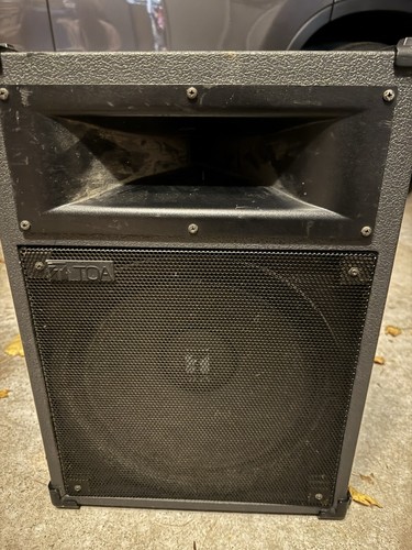 Vintage TOA TS-912 12” 2-Way PA Speaker Cabinet w/ Horn – Japan Made,l ...