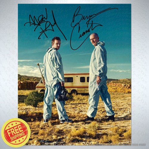 BREAKING BAD CAST 8x10 SIGNED AUTOGRAPH RARE PHOTO SIGNATURE REPRINT ...