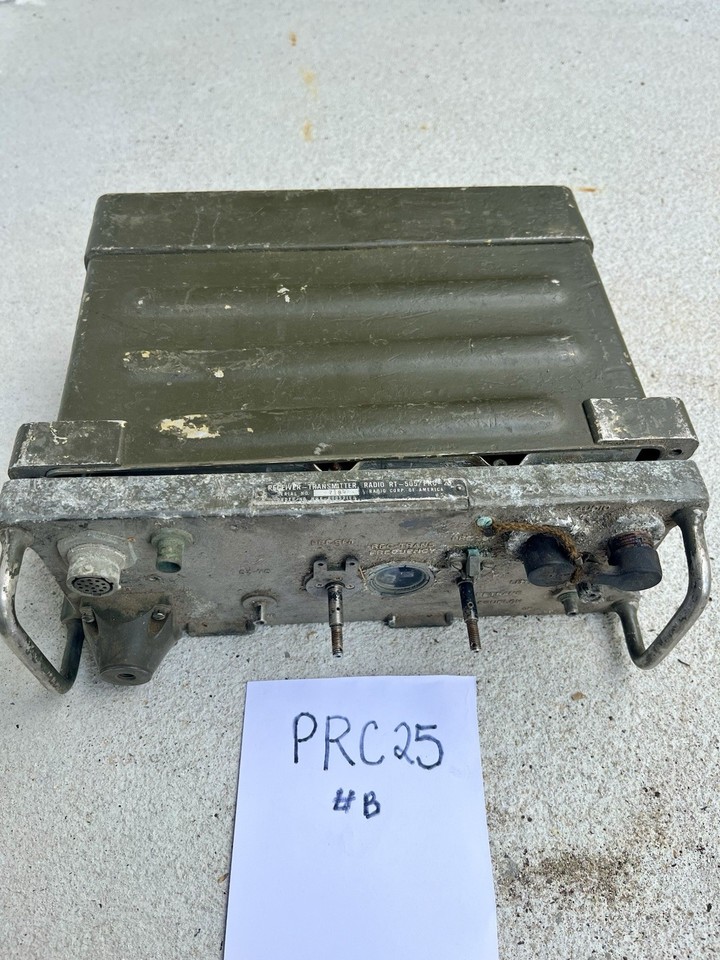 PRC-25 Radio US MILITARY VIETNAM ERA ~ RECEIVER/TRANSMITTER RT-505/PRC ...