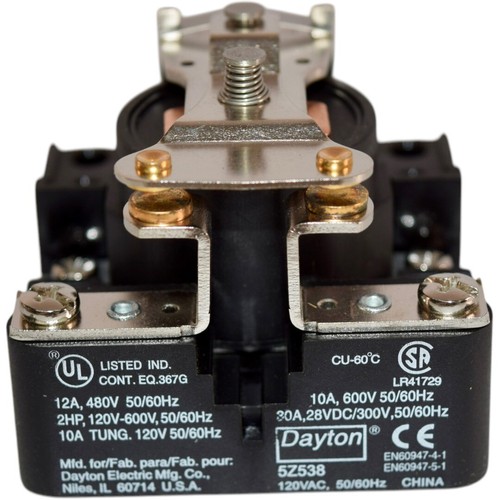 NEW Dayton 5Z538 Power Relay Switch 10A 600V 50/60Hz | eBay