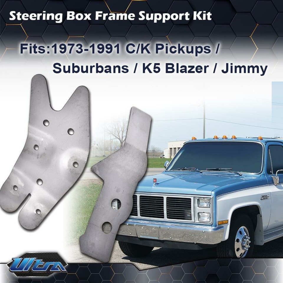 Steering Box Frame Support Kit Fit For 1973-87 Chevy GMC Pickup ...