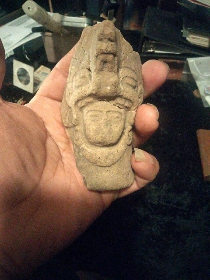 Pre-culumbian Ancient Aztec High Priest Spirit/God/ Clay Idol Pre 1965 ...