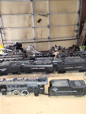 American Flyer 4-4-2 Reading Lines Atlantic Locomotive And Tender For ...