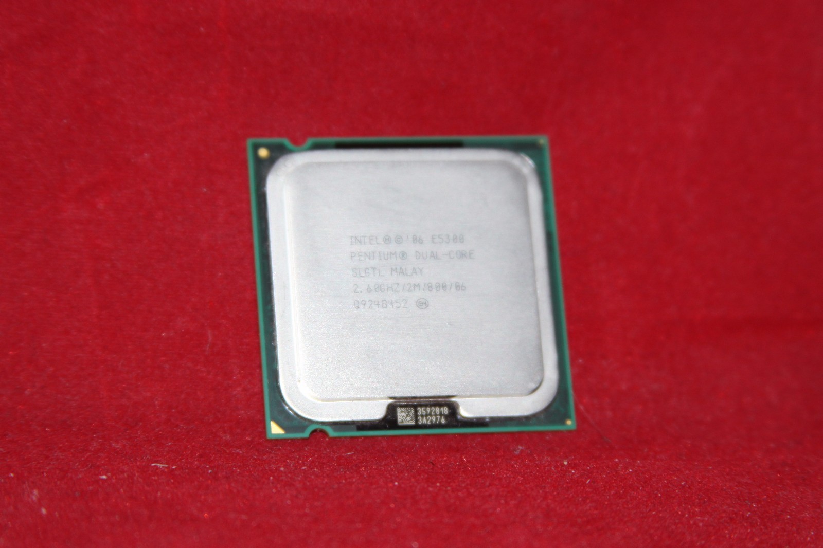 CPU Socket-775 (LGA775), Intel Pentium Dual-Core E5300, 2.6GHz/2Mb/800 ...