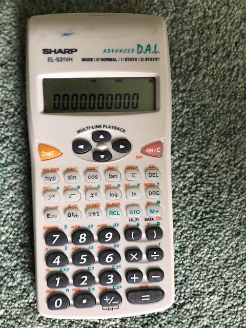 Sharp El-531vh Advanced DAL Scientific Calculator El 531vh for sale ...