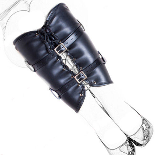 BDSM Bondage Leg/Arm Binder Behind Back Slave Lockable Glove with ...