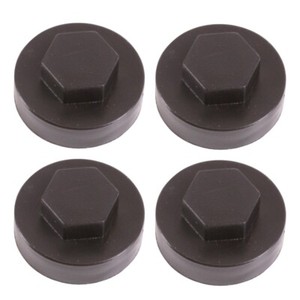 50x Pack of HEX COVER CAPS 16mm Hexagon TEK Screw Protective Head ...