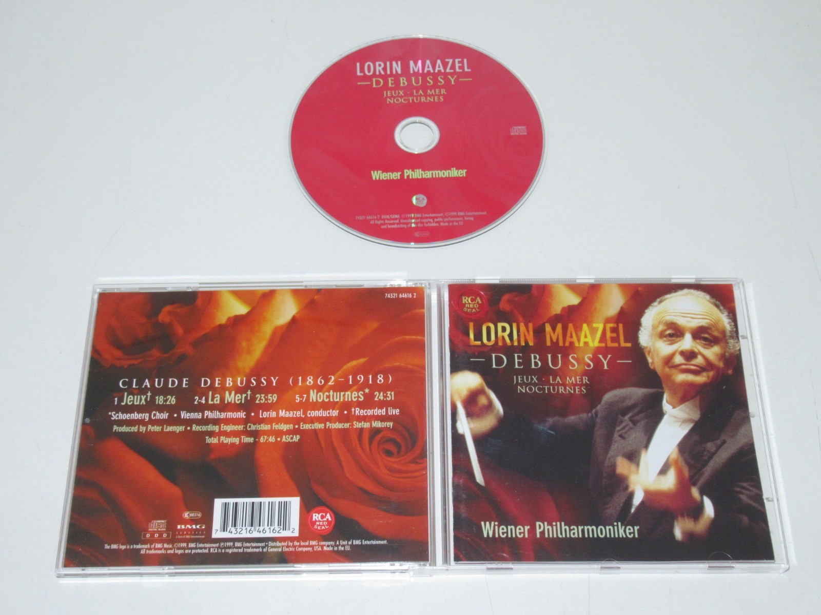 Debussy/Games/ La Mer/ Nocturnes/ Lorin Maazel (Rca 74321 64616 2)CD ...