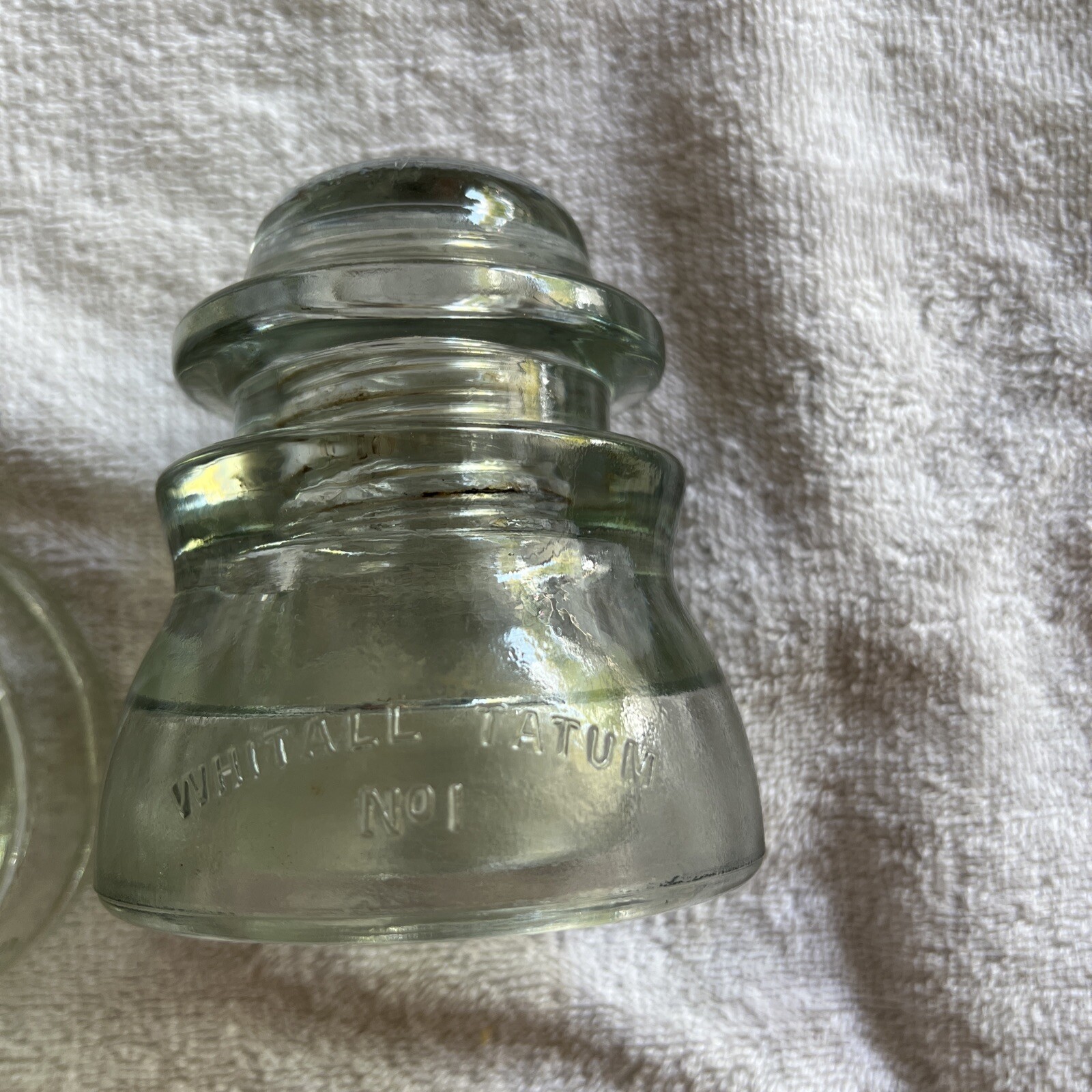 HEMINGRAY 45~Whitall Tatum Clear Glass Insulators -Lot of 3~ | eBay