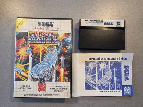 Arcade Smash Hits , Sega Master system SMS PAL Game rétrogaming | eBay