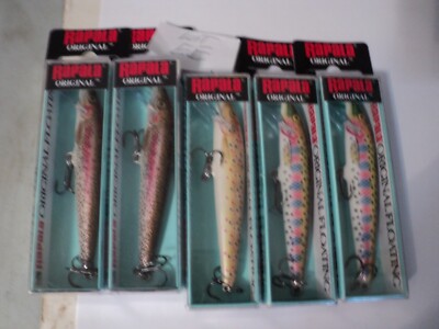 5 - RAPALA F-9 STICKBAITS NIP (MIXED COLORS) LOT EE | eBay
