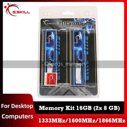 G.SKILL Ripjaws X 16GB DDR3 Memory Kit (2x8GB) 240Pin 1333 1600 1866 ...