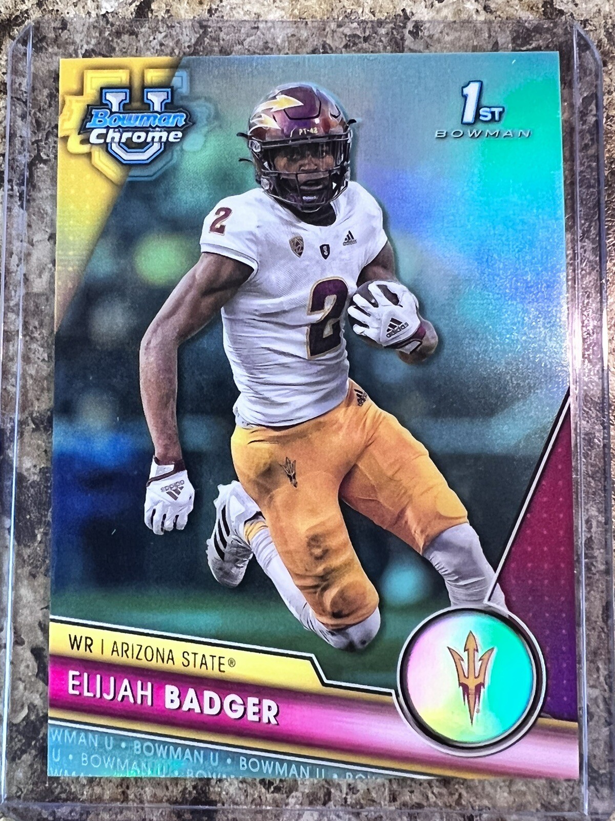 ELIJAH BADGER 2023 Bowman Chrome 11 1st Bowman Aqua Refractor /299 ...