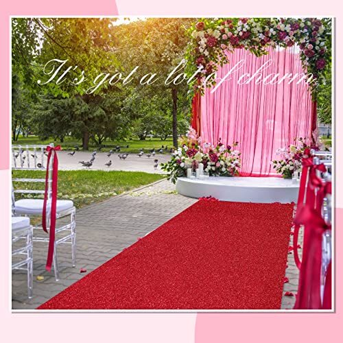 Sequin Aisle Runner for Weddings Glitter Wedding Rug Runner with Carpet ...