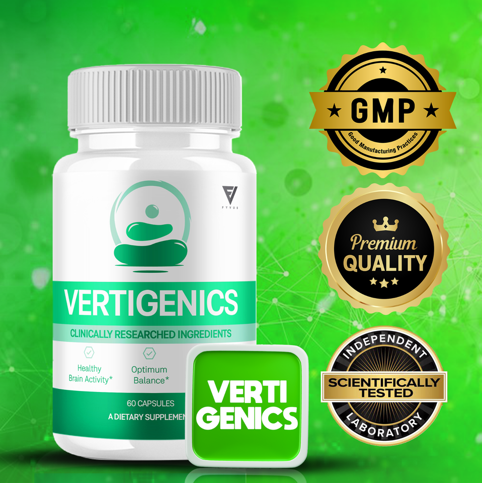 (5 Pack) Vertigenics Brain and Nootropic Supplement Vertigenix (300 ...