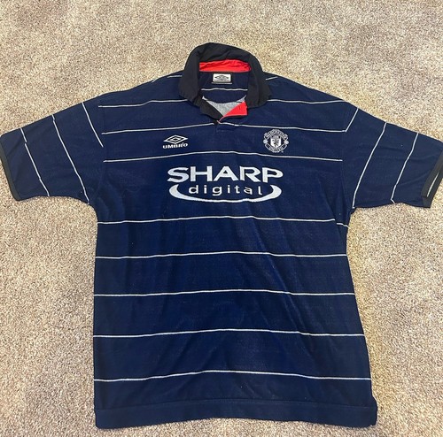 Manchester United 1996 Umbro Jersey Sharp Vintage Shirt Football Soccer ...
