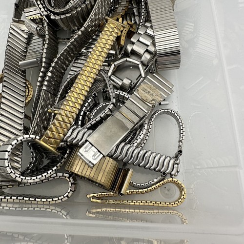 Huge Vintage Watch Bands Band Parts Sold AS IS Watchmaker Band JUNK LOT ...