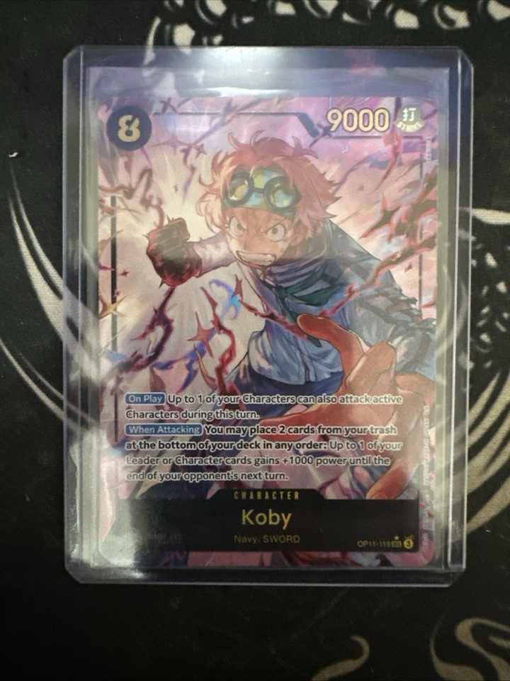 OP11-119 Koby 1x SEC, 1x SEC(Alternate Art) - One Piece TCG | eBay