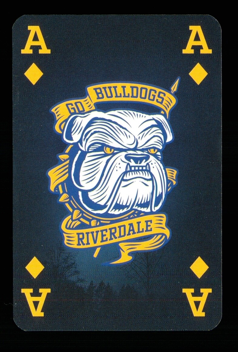 1 x playing card Riverdale TV – Go Bulldogs - Ace of Diamonds R089 | eBay
