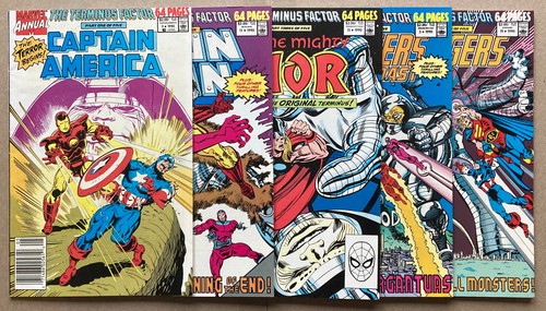 Marvel 1990 Annuals: The Terminus Factor #1-5 , FN+ to VF/NM. | eBay ...