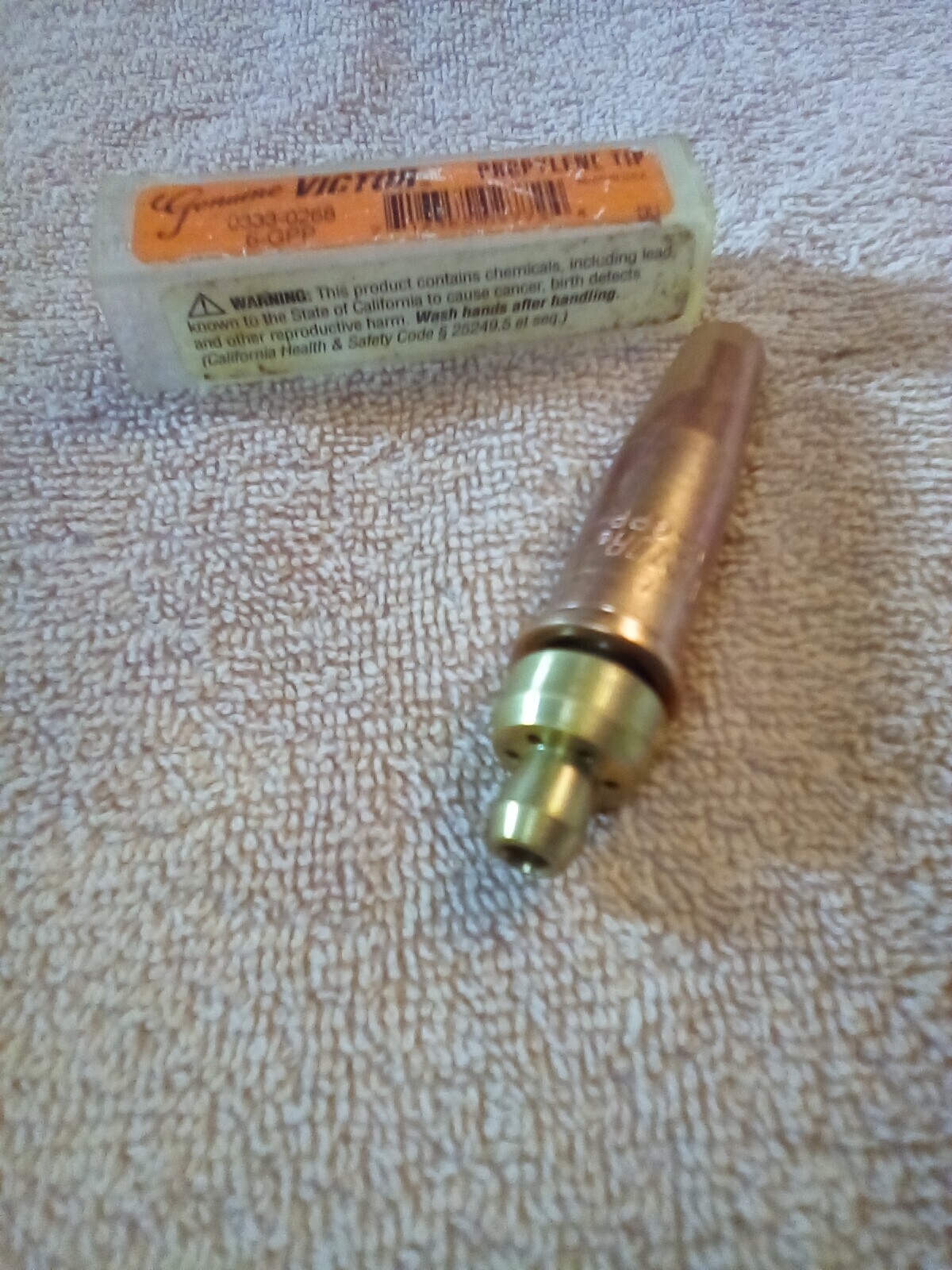 Lot of 4 , Victor 6-GPP Propylene Cutting Torch Tips 0333-0268 U | eBay