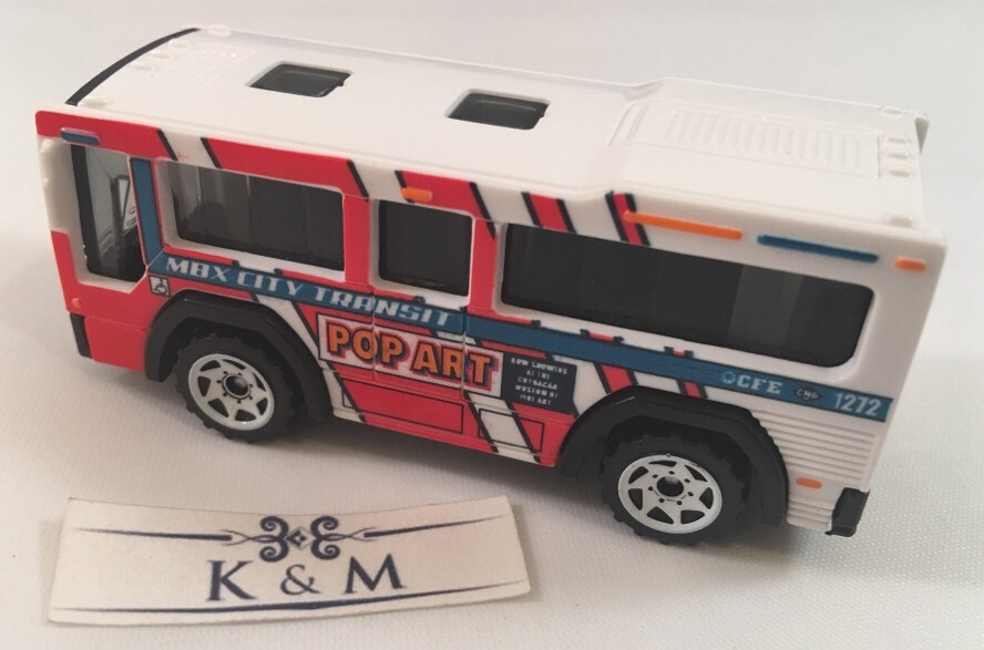 2015 Matchbox City Bus Pop Art Loose | eBay