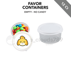 12 Animal Crossing Party Favor Candy Container 2.3oz Fillable Box Treat ...