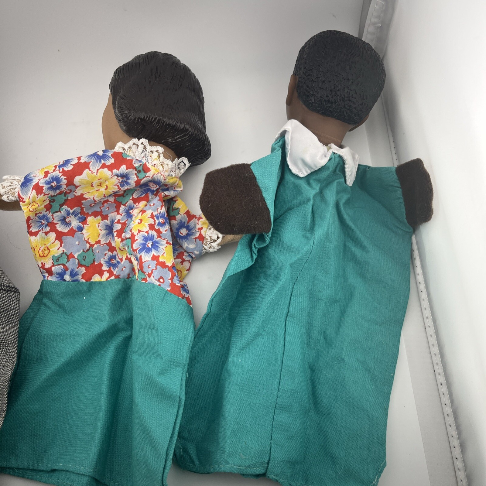 Vintage Learning Resources African American Brown Hand Puppet Rubber ...