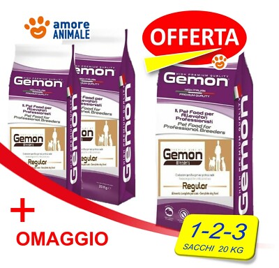 Monge GEMON BREEDERS 20 kg REGULAR - Crocchette per cane CANI OFFERTA ...
