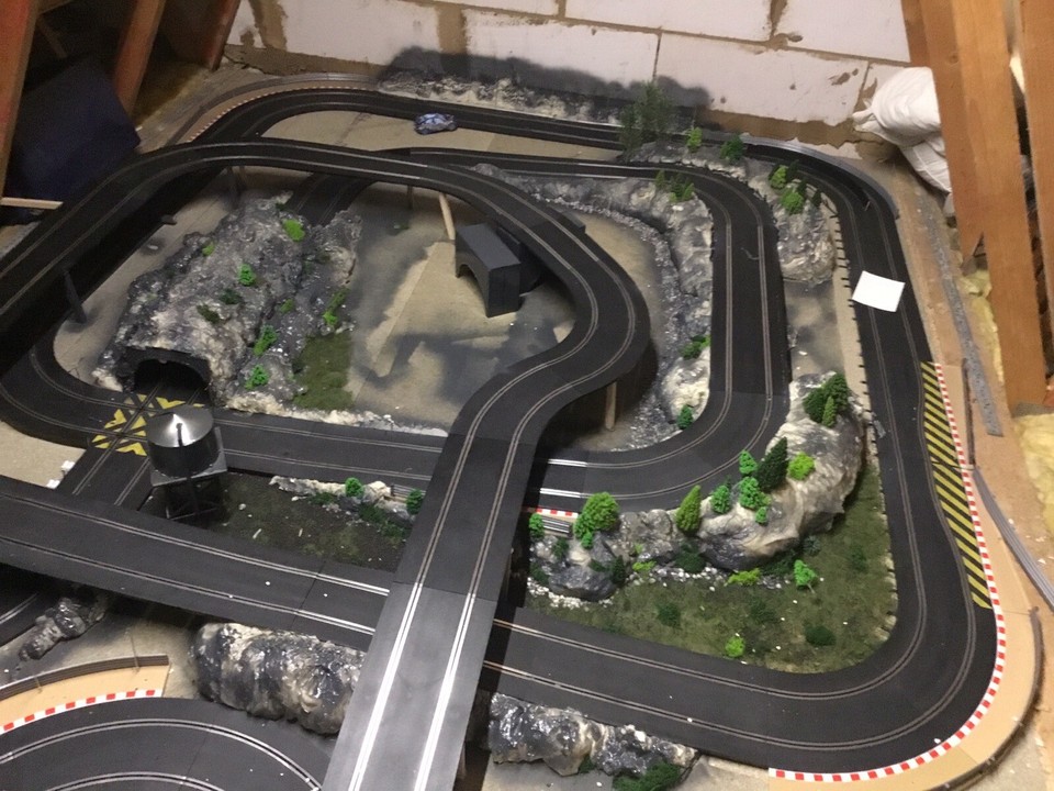 Scalextric 1:32 Classic Track - Job Lot Bundle Set **HUGE TRACK LAYOUT ...