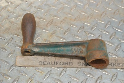 Rare Original Economy Hercules Hit Miss Gas Engine Cast Iron Hand Crank ...