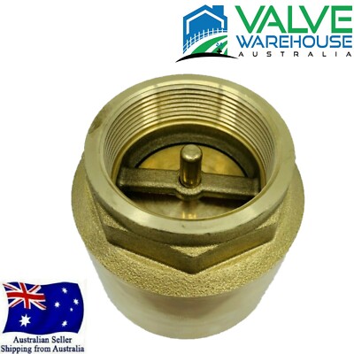 Spring Check Valve - Brass - Non Return Valve - 'Europa' - BSP - High ...