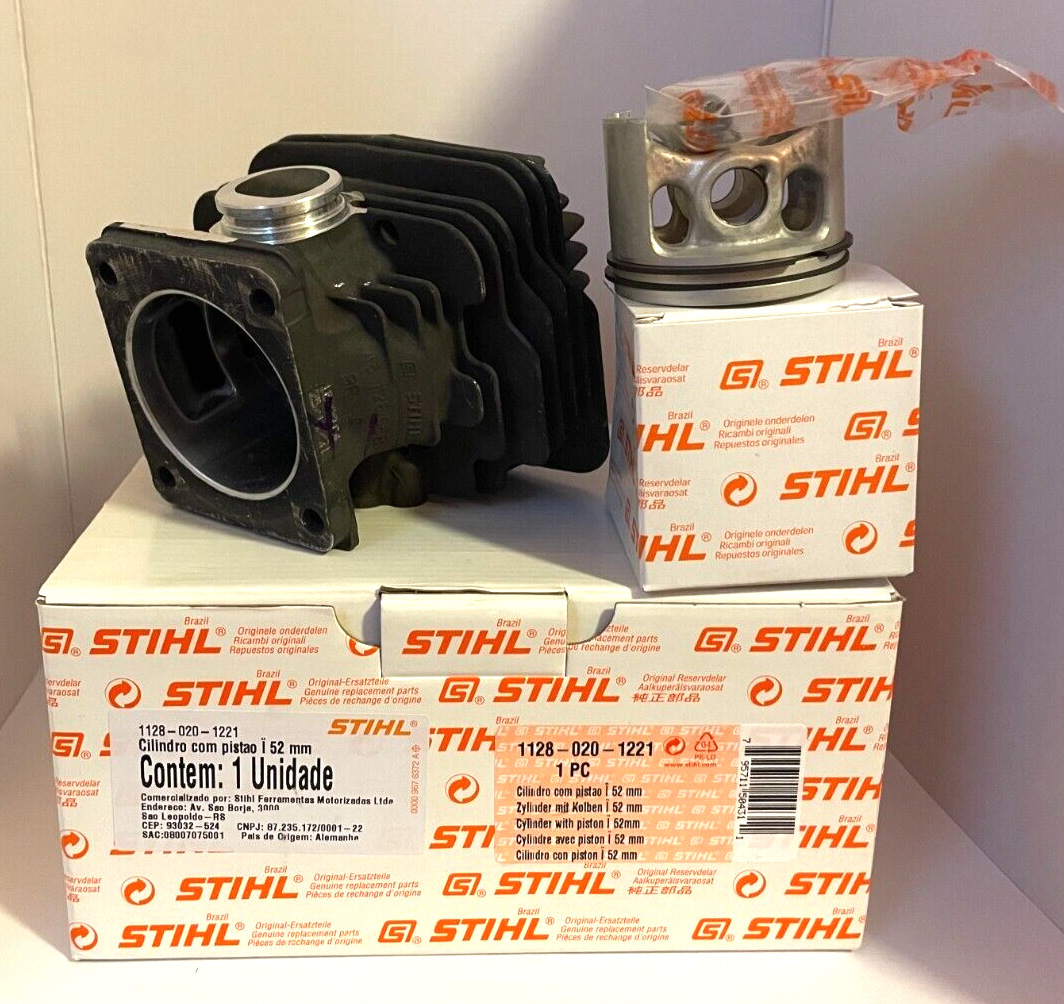 Stihl OEM MS460 Kolben Piston & Cylinder Kit 52mm 046 1128-020-1221 | eBay