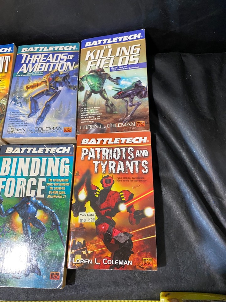 Battletech Book lot 10 softcover paperback collection | eBay