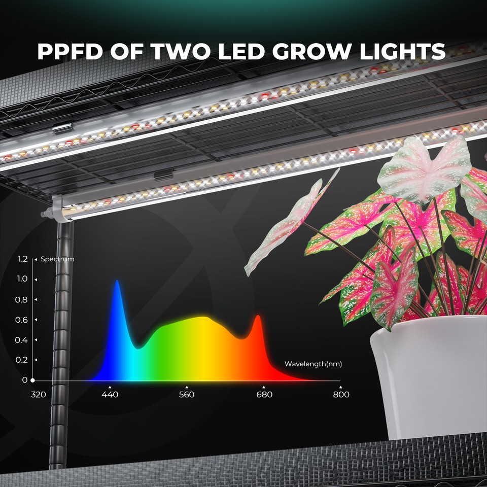 2026 New Mars Hydro 4-Tier Plant Stand with 150W Grow Lights & Tent for ...