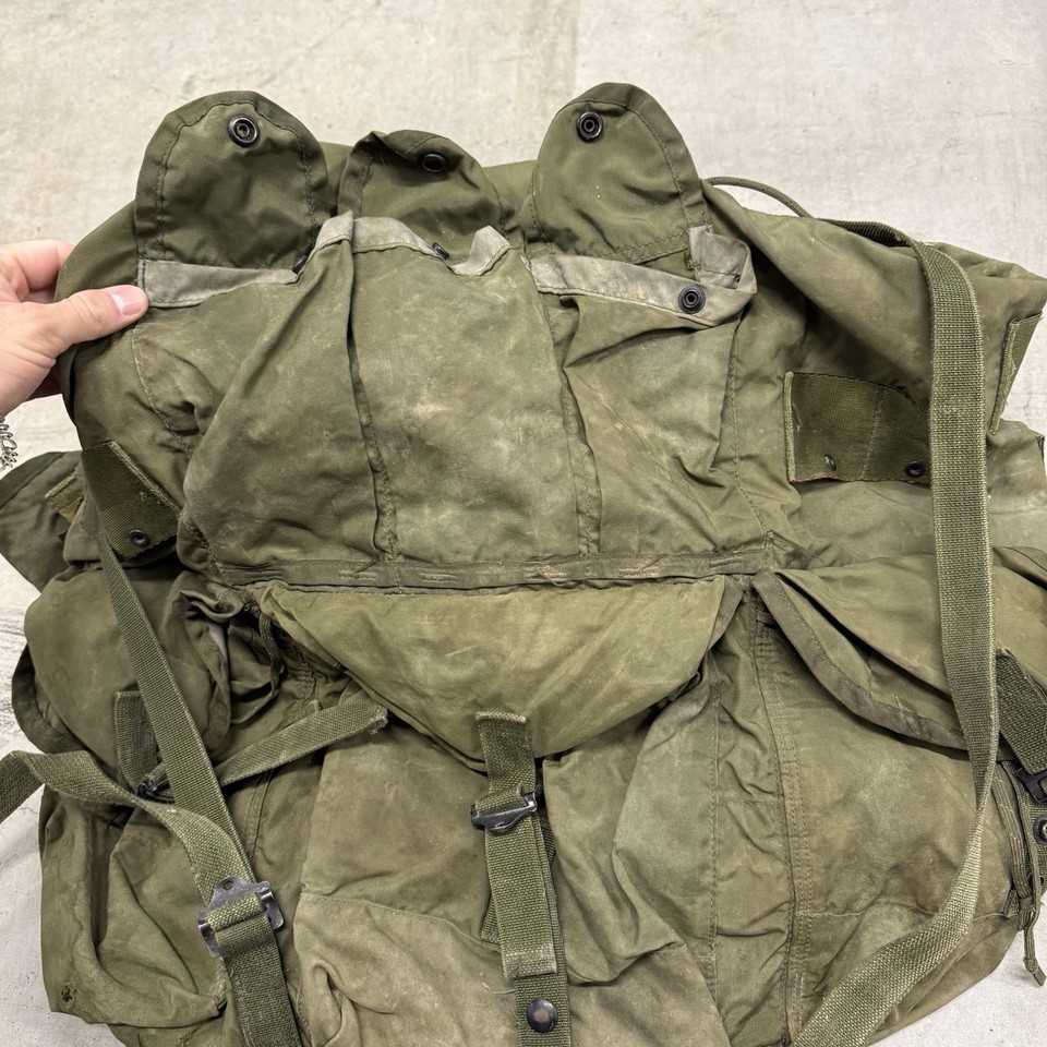 US Military Field Pack Combat M1967 Tropical Large Vietnam Era Rucksack ...