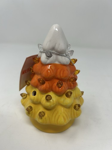 Mr. Christmas Mini Halloween Candy Corn Nostalgic Tree - Lights Up ...