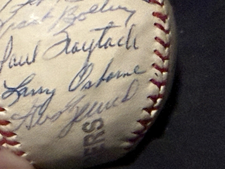#4- 1959 Detroit Tigers MLB team signed baseball | eBay