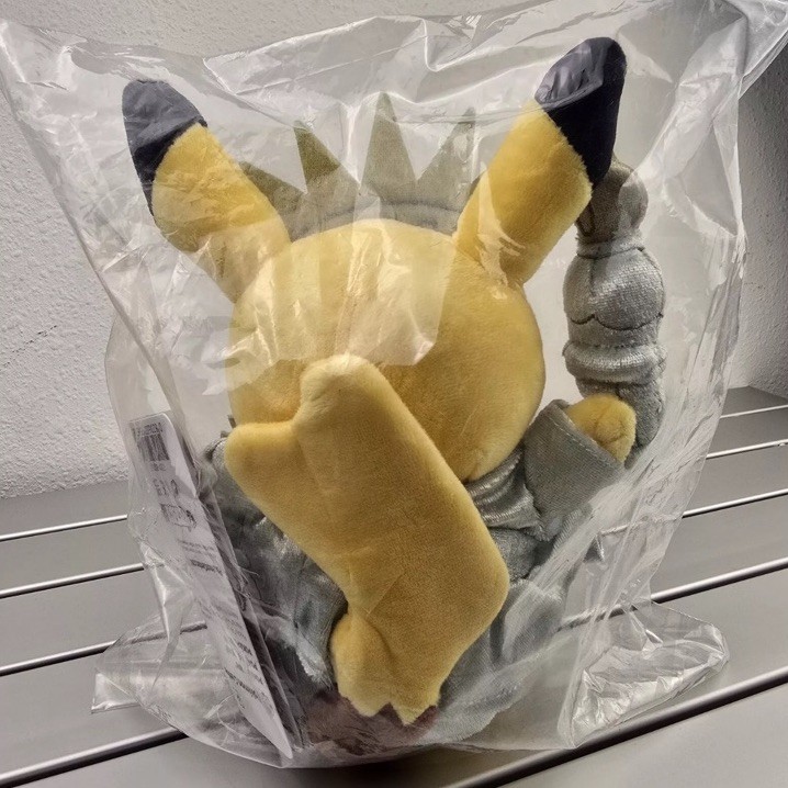 Pokemon Center Nintendo PIKACHU Plush Statue of Liberty Edition NY NYC ...