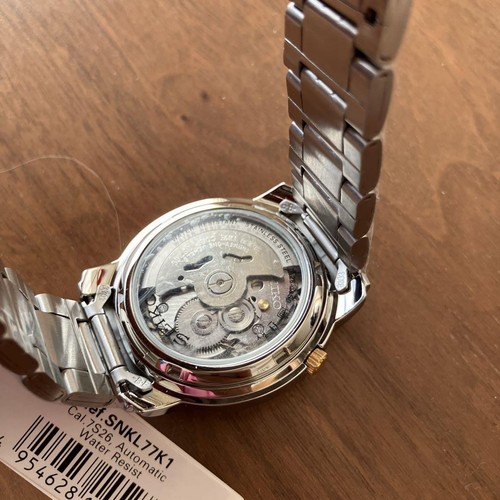Seiko Seiko 5 SNKL77K1 Day Date St.Steel 21j White Silver Automatic ...