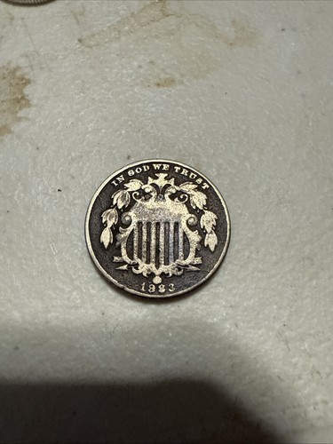 1883 Shield Nickel Great Type Coin F | eBay