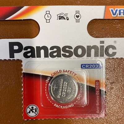 Panasonic CR2032 3V Lithium Coin Cell Battery DL/BR 2032 FAST FREE ...