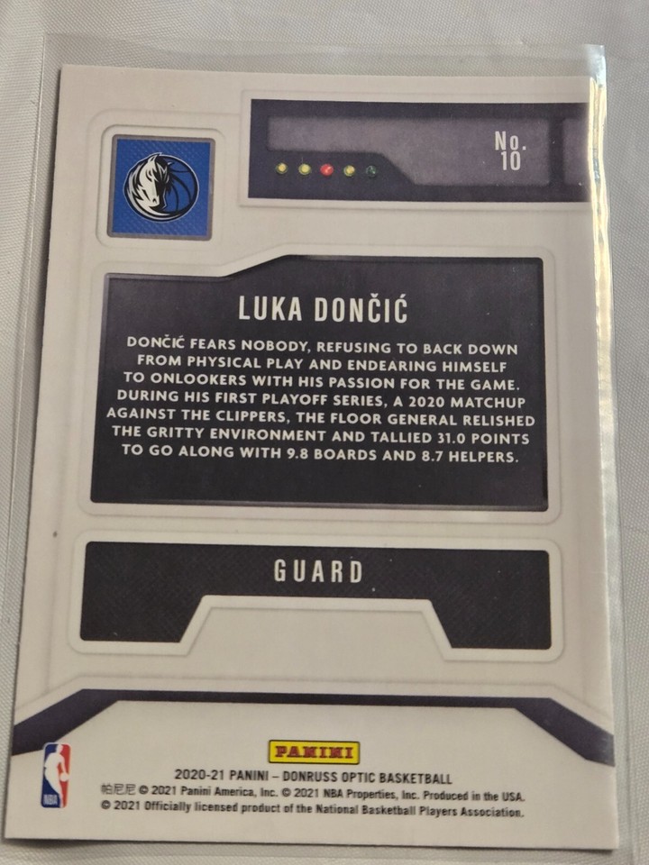 LUKA DONCIC 2020-21 DONRUSS OPTIC T-MINUS 321 BASKETBALL MAVERICKS | eBay