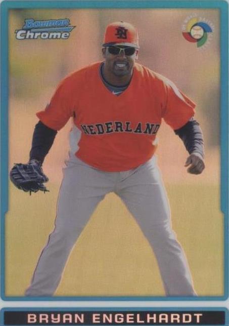 2009 Bowman Chrome - Wbc Prospects Bryan Engelhardt #BCW42 Refractor ...