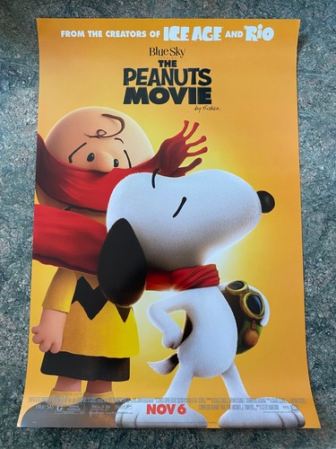 The Peanuts Movie Original Movie Theater Poster DS 13x20 Charlie Brown ...