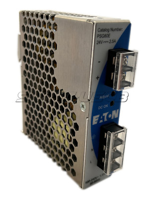 Eaton PSG60E Power Supply, 60W, 1Ø, 100-240V input, 24 Vdc ± 2% output ...