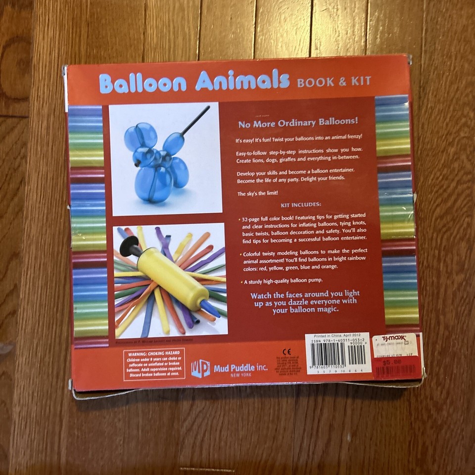 Balloon Animals Book & Kit -Mud Puddle Books, Inc -NEW- | eBay